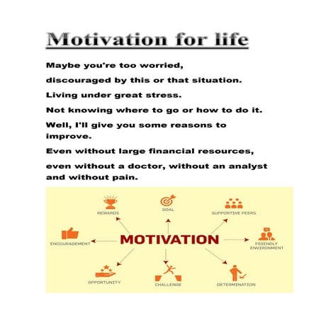 Motivation for life | PDF