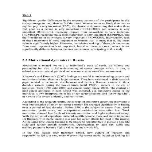 Motivation hr project notes | PDF