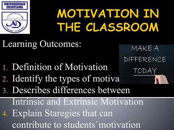 Importance of motivation in teaching and learning | PPTX | Education