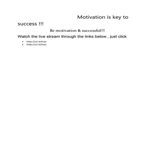 Motivation is key to success | DOCX