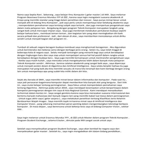 Motivation letter | DOCX