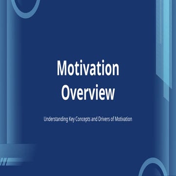 Motivation and Emotion ................... | PPTX