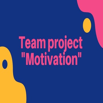 Motivation project team | PDF