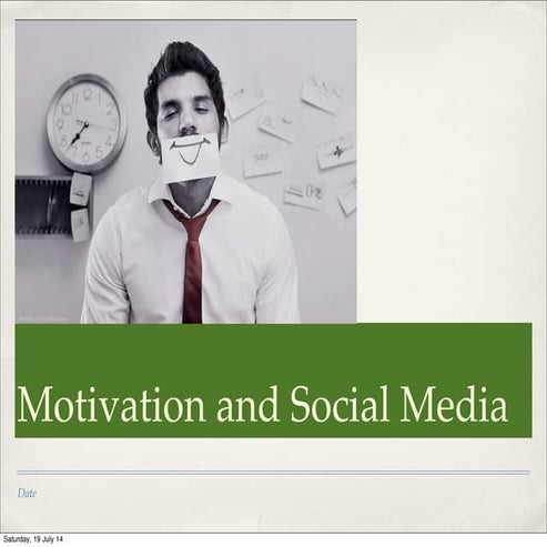 Motivation & social media | PPT