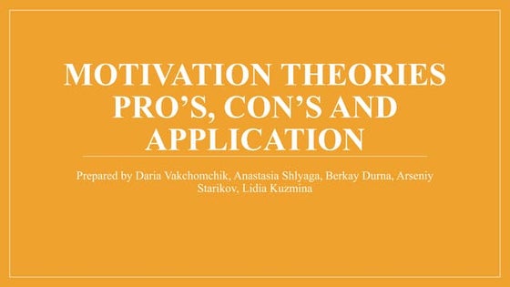 Motivation Presentation | PPT