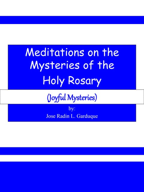 The Holy Rosary | PPTX | Christianity | Religion & Spirituality
