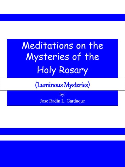 Glorious Mysteries (Holy Rosary) | PPTX | Christianity | Religion ...
