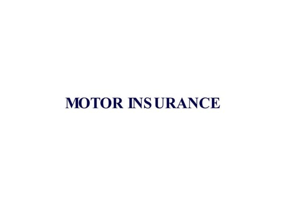 Indian Insurance industry, motor tariffs | PDF | Motor Insurance ...