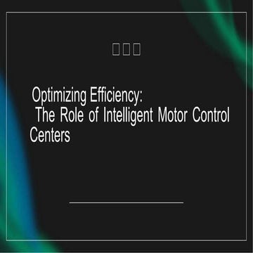 motor-control-centers-traction system ppt.ppt