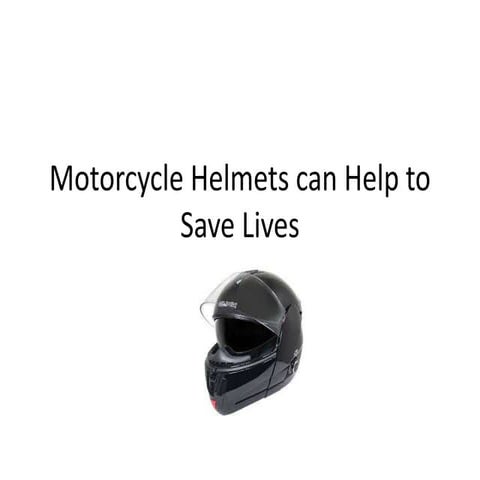 Motor cycle helmets | PPTX