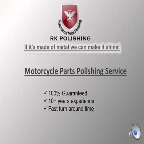 Motorcycle parts polishing service | PPTX | Motorcycles | Automotive