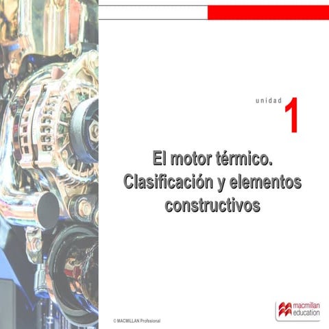 MOTORES TERMICOS ,CLASIFICACION Y ELEMENTOS | PPT