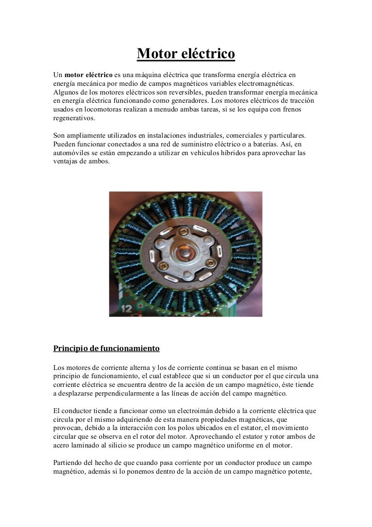 Motores Y Maquinas Electricas