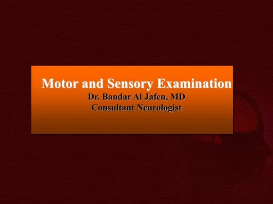 Neurological examination - Upper And Lower Limb.pdf | Death, Injury, or ...