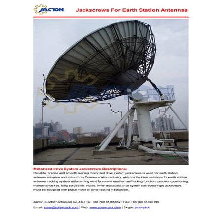 Motorized drive system jackscrews, elevation jackscrew, gear drive ...