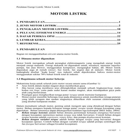 Motor listrik | PDF