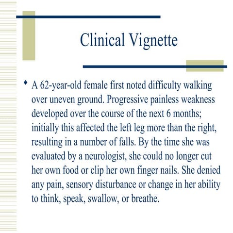 Motor Neuron Disease Of The Neurological System Ppt 6101