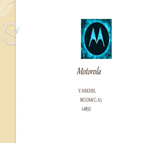 Motorola | PPTX