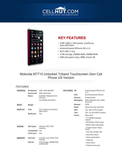 Nokia X6 16 Gb Data Sheet Final | PDF