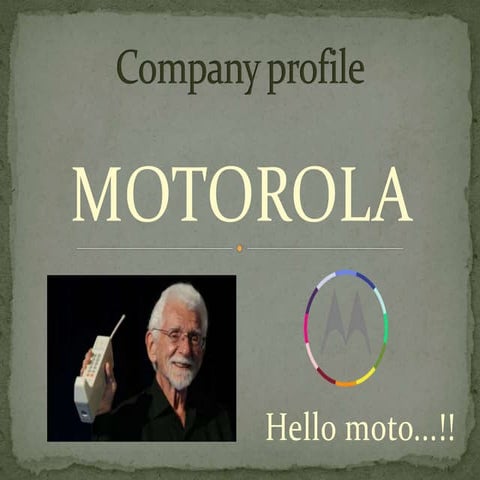 Motorola history timeline | PDF