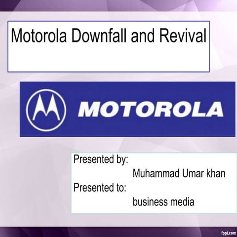 Motorola history timeline | PDF