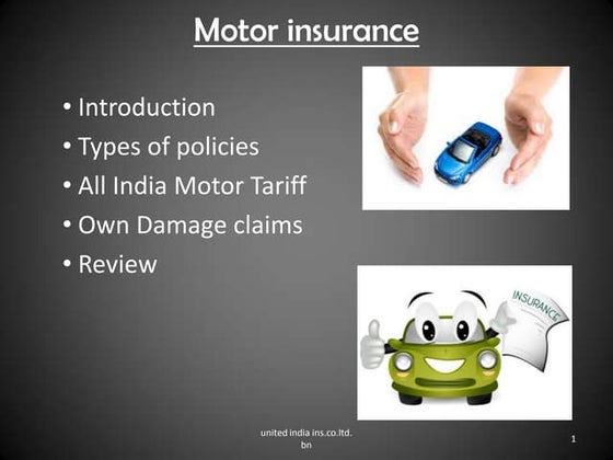 Indian Insurance industry, motor tariffs | PDF | Motor Insurance ...