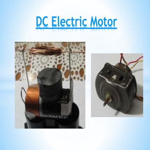 Building a simple electric motor in the classroom | PPTX