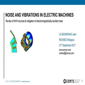 Noise and vibration of electric motors | PDF