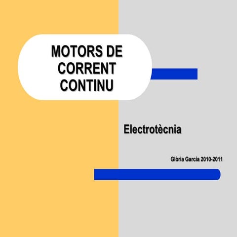 Motors CC 2011 | PPTX