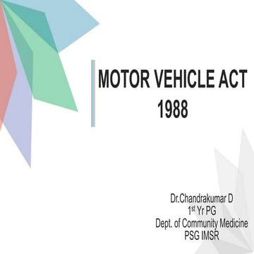 MOTOR VEHICLE ACT 1988.pptx