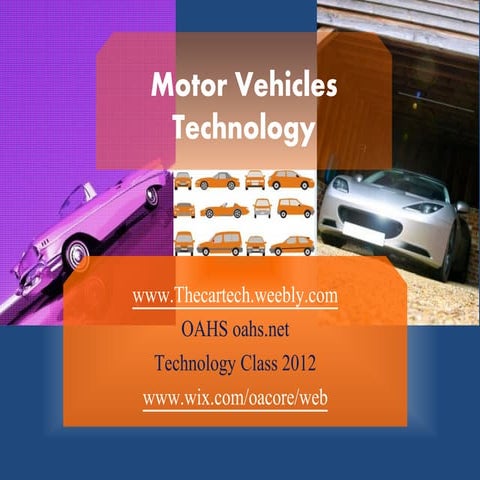 Motor vehicles power point | PDF
