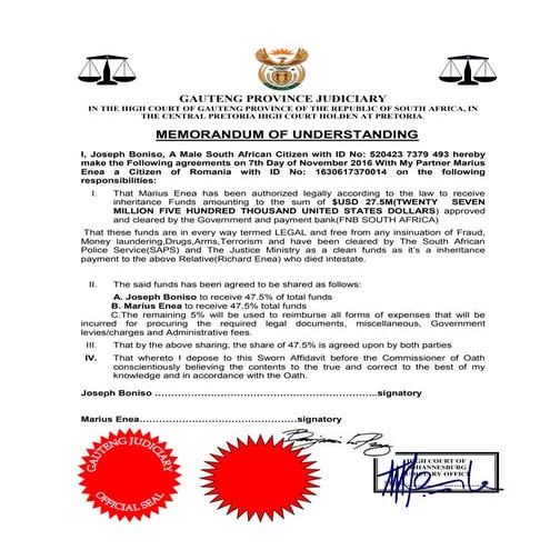 Mou agreement | PDF