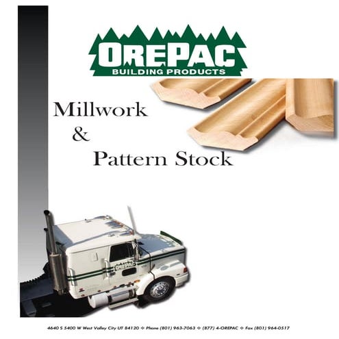 Orepac Moulding Catalog | PDF