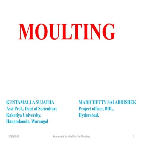 Moulting - The process and types | PPTX