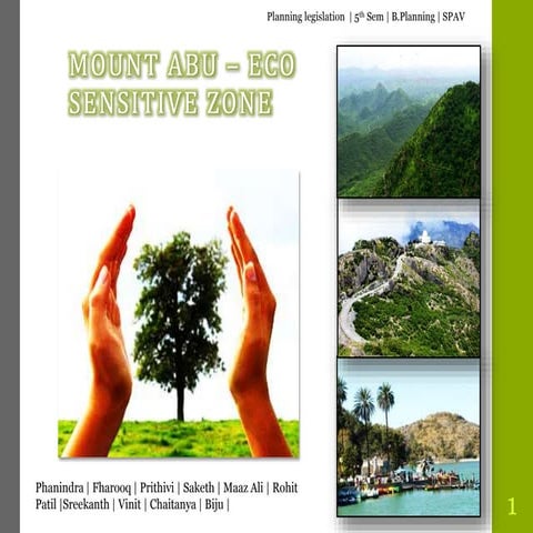Mount abu - ECO SENSITIVE ZONE | PPTX