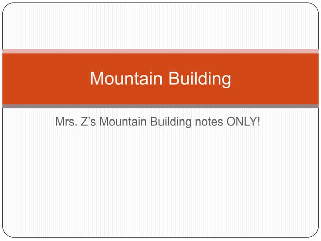 Presentation on mountain ecosystem | PPTX