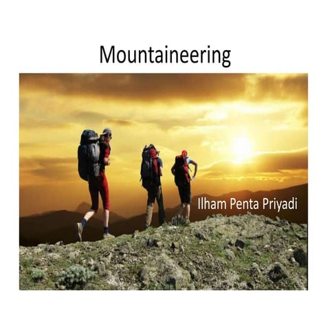 Mountaineering | PPTX