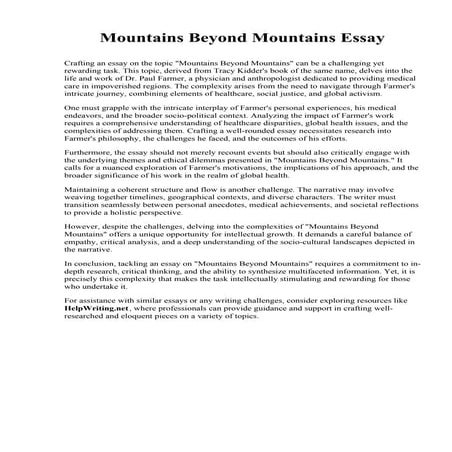 Mountains Beyond Mountains Essay.pdf