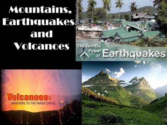 Changes Due to Earthquakes and Volcanic Eruptions.pptx | Geology | Science
