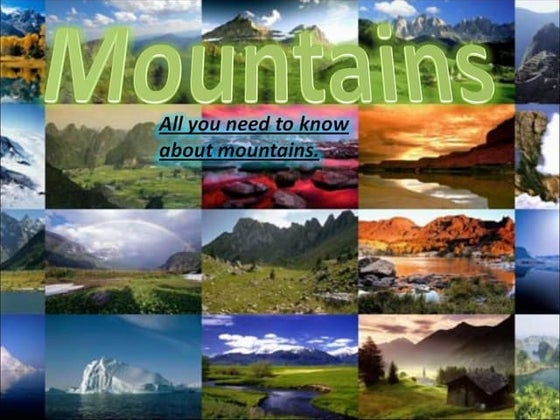 Types of Mountains | PPT | Geography | Science
