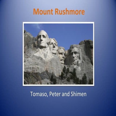 Mount rushmore | PPT