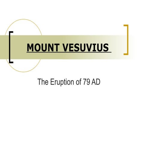 Mount Vesuvius | PPT
