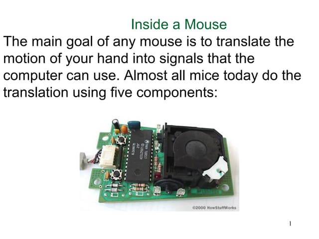 Presentation on Computer Mouse | PPTX