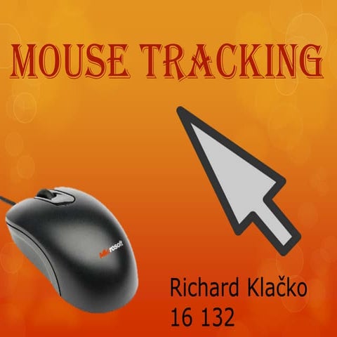 Mouse tracking slovak language | PPTX