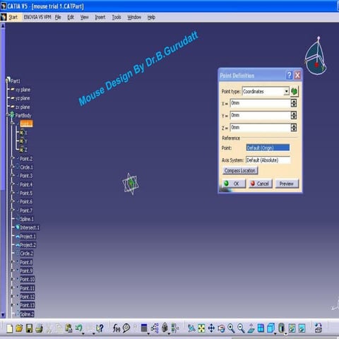 Mouse tutorials/design -Using CATIA Wireframe and Surface Design ...