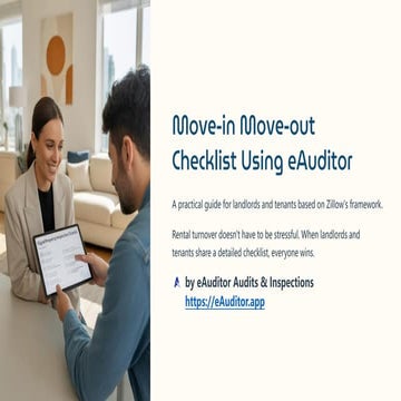 Move-in Move-out Checklist Using eAuditor | PDF