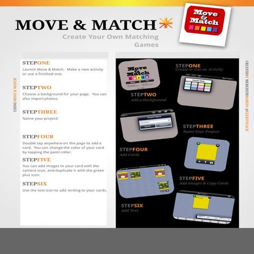 Move & Match App Tutorial | PDF