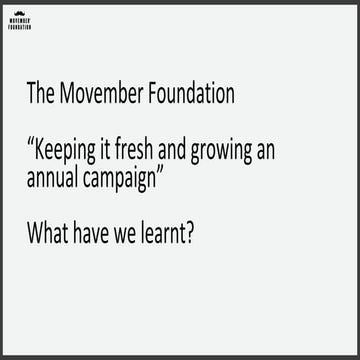 Movember presentation | PPTX