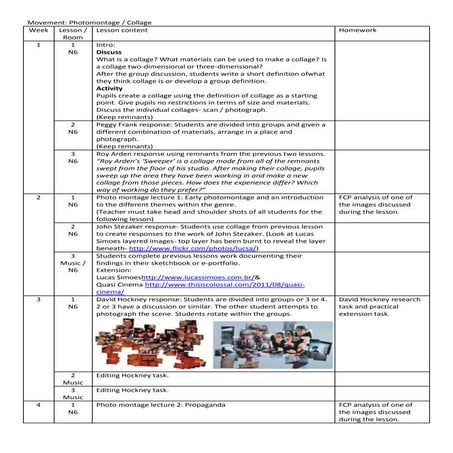 Movement collage | DOCX