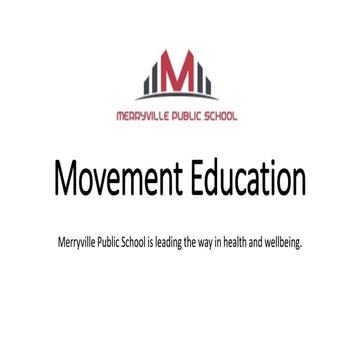 Movement Education - PDHPE Assessment | PPTX